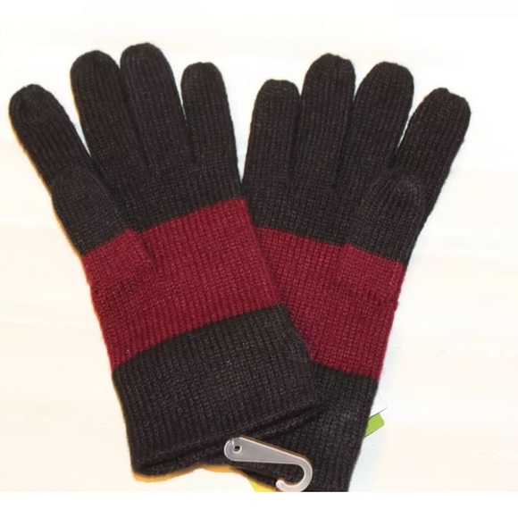 kate spade | Accessories | Kate Spade New York Colorblock Knit Gloves ...